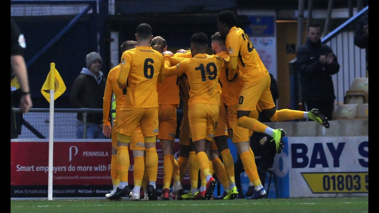 Official TUFC TV | Torquay United 4 - 0 Slough Town 05/01/19 - YouTube