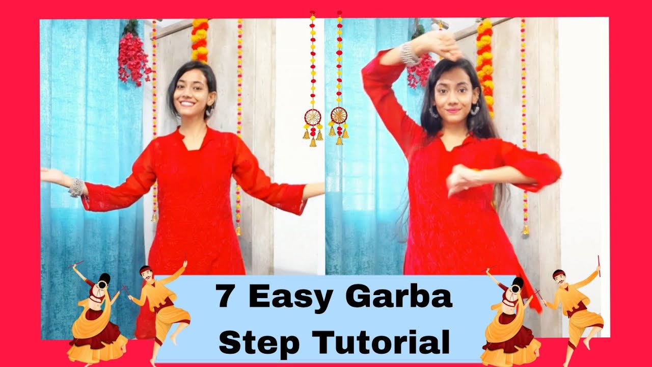 7 Easy & Quick Garba Steps For Beginners | #dance #garba #tutorial # ...