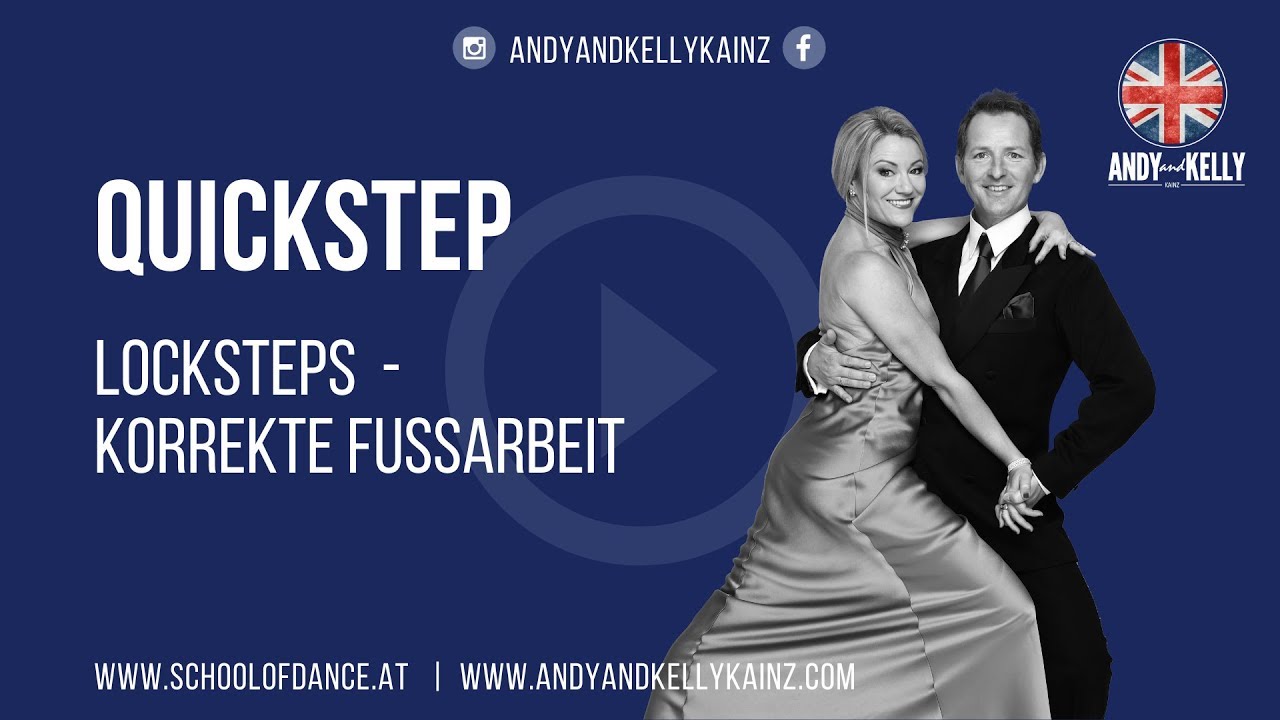 Quickstep Lockstep Fußarbeit - Tanztipp - YouTube