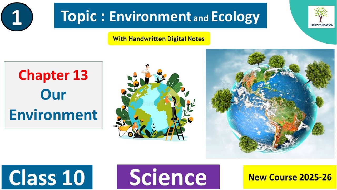 Chapter 13 Our Environment - Class 10 Science NCERT | Environment and ...