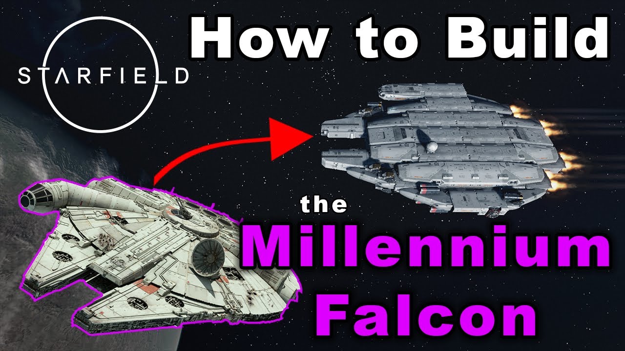 How to Build the Millennium Falcon in Starfield! In-Depth-Tutorial ...