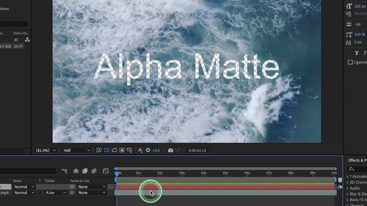 การ Alpha Matte หนึ่งในเครื่องมือที่สำคัญ ช่วยให้เรา crop ได้ง่ายๆ [สอน ...