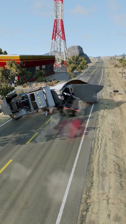 Realistic Highway Car Crashes #237 | BeamNG.Drive - YouTube