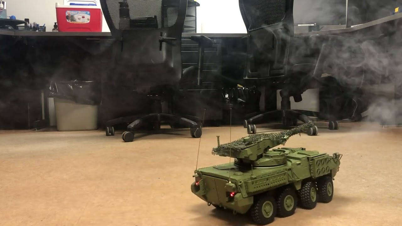 1/16 scale RC Stryker Vehicle M1128 - YouTube