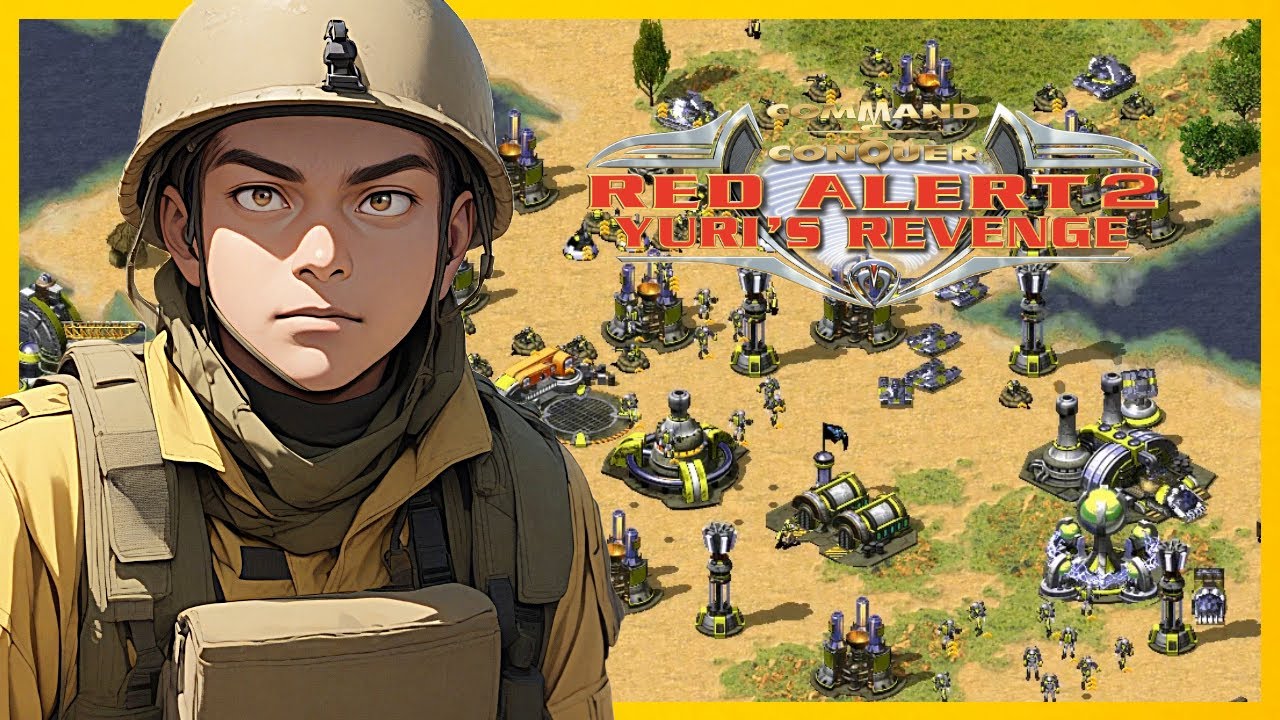 Red Alert 2: Ukraine map | 1 vs 7 Brutal AI | Superweapons [On] - YouTube