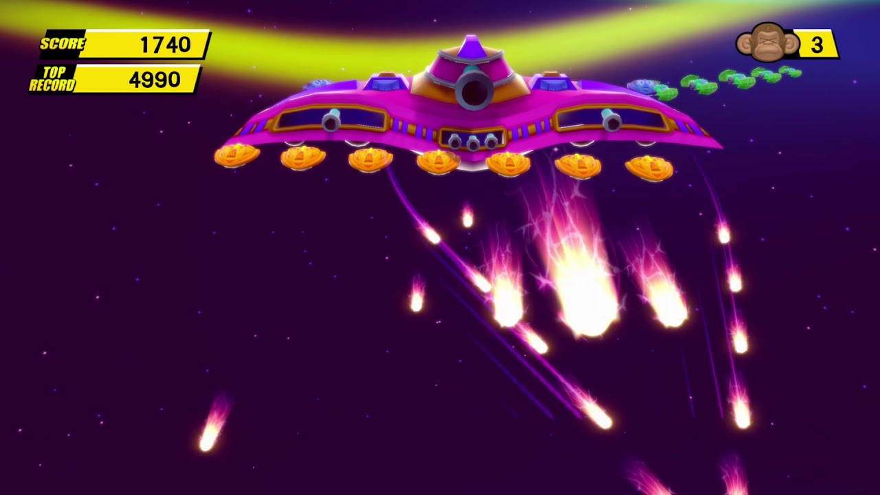 Space Monkey Attack 5000 Points Achievement - Super Monkey Ball: Banana ...