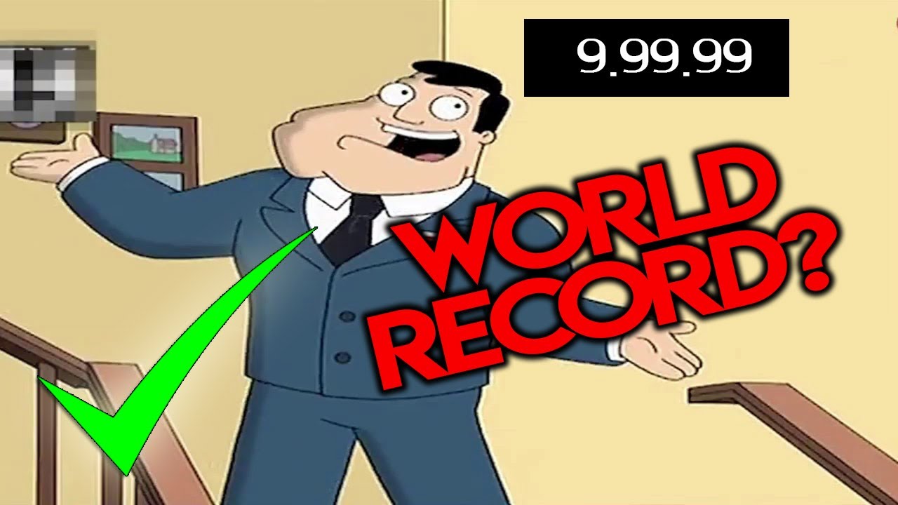 AMERICAN DAD (SPEEDRUN) *WORLD RECORD* on Xbox - YouTube