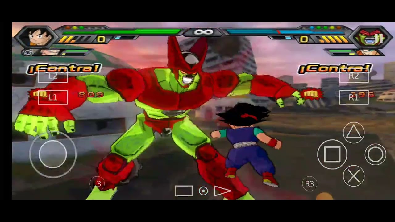 pan, goku jr y gohan bestia vs bojack, cell max y goku ssj blue/dbz bt4 ...