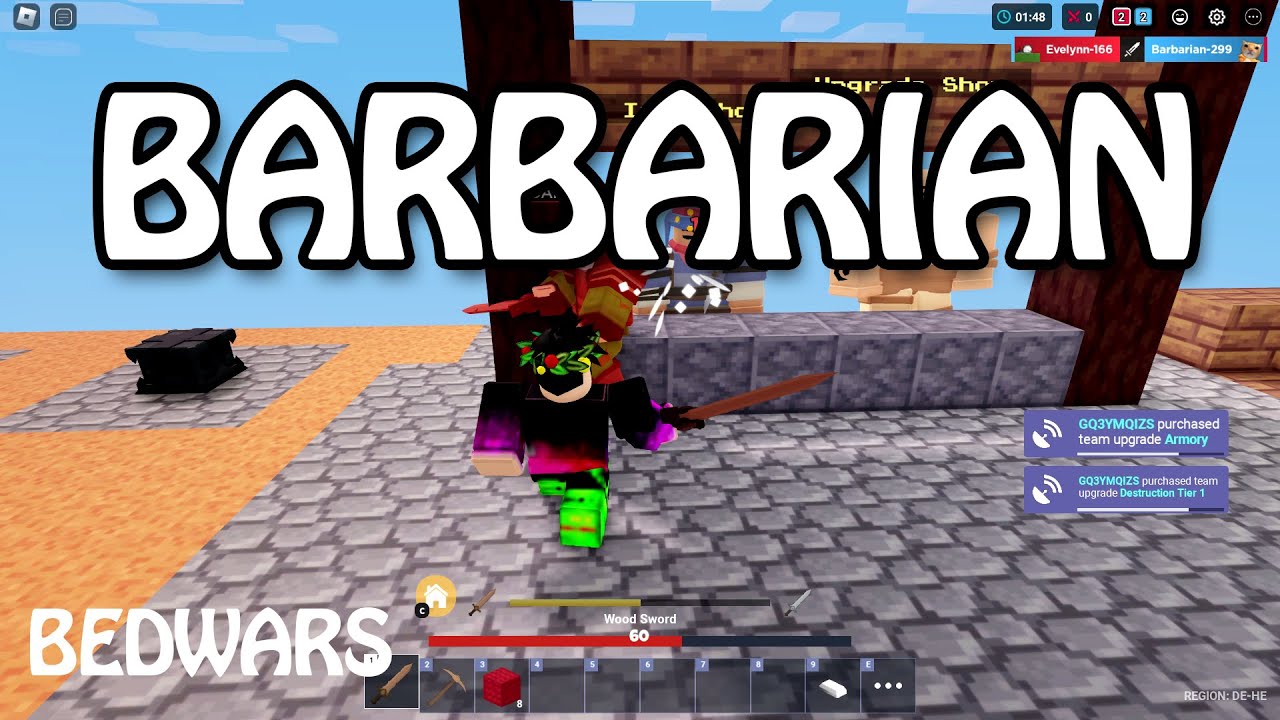 trying the BARBARIAN KIT In some DUELS! - YouTube