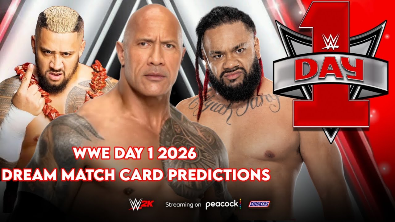WWE DAY 1 2026 DREAM MATCH CARD - YouTube
