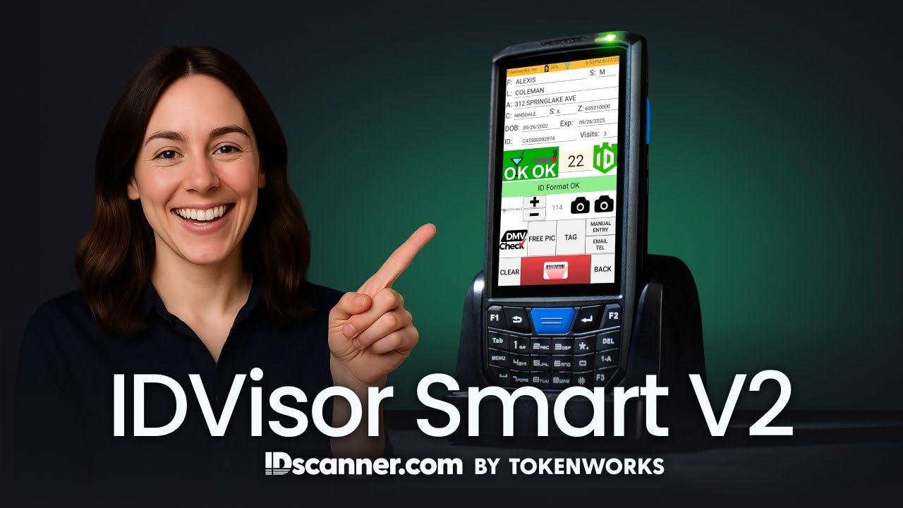 IDVisor Smart V2: Compact Handheld ID Scanner with Fake ID Detection ...