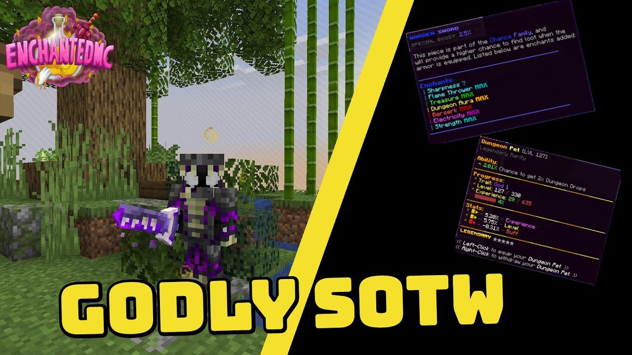 BEST MINECRAFT SERVER 2025 !!! Enchanted MC Skyblock S1 EP 1 - YouTube