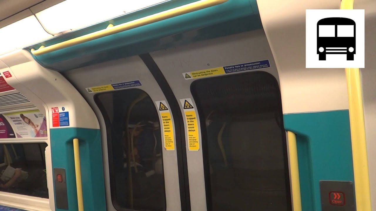 London Underground 1996 Stock - Westminster to Waterloo (Jubilee Line ...