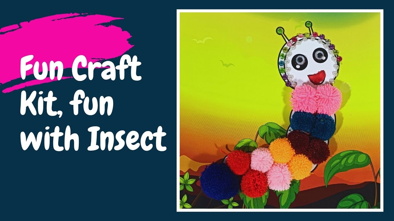 Fun Craft Kit | Fun with Insect for Kids 3-6 Years | Exciting Craft ...