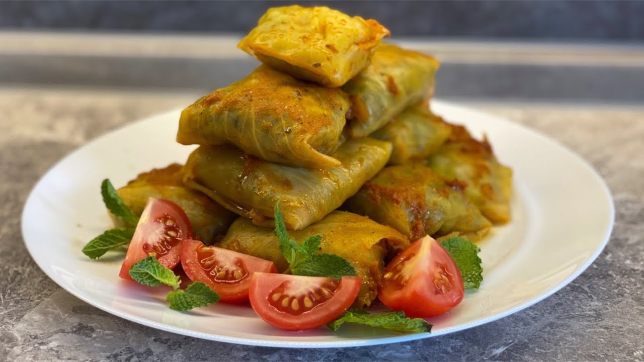 طرز تهیه گام به گام دلمه کلم - Persian Dolme Kalam - YouTube