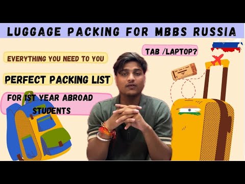 Things to pack while going to Russia for MBBS💼I MBBS ABROAD I MEDICAL ...