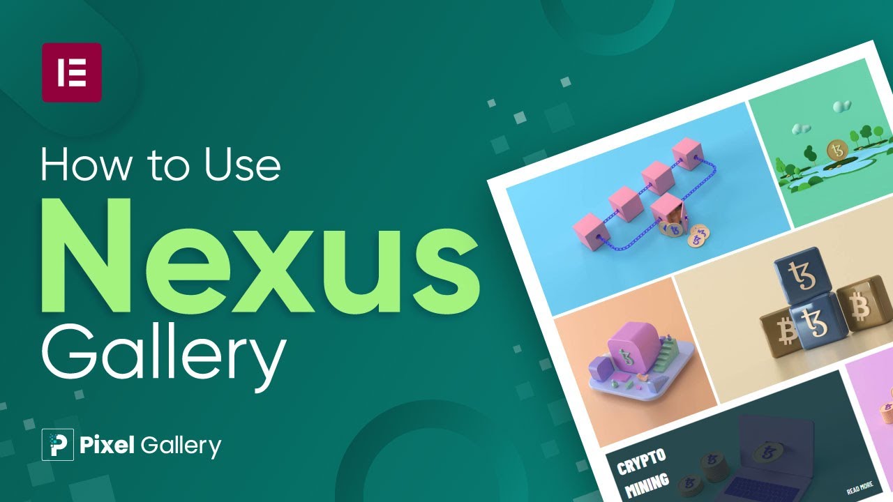 How to Use Nexus Gallery Widget by Pixel Gallery in Elementor - YouTube