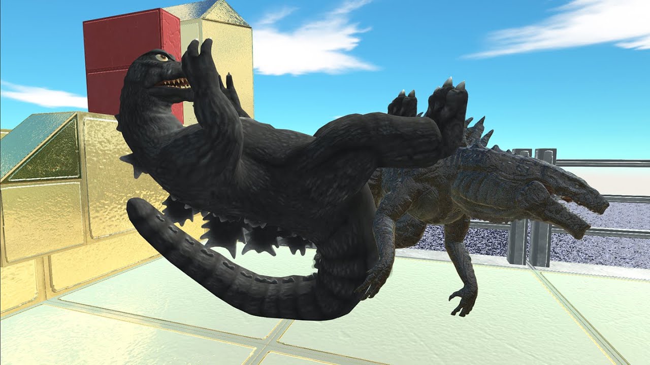 Godzilla Showa VS All Creepy Monster + Zilla | Animal Revolt Battle ...