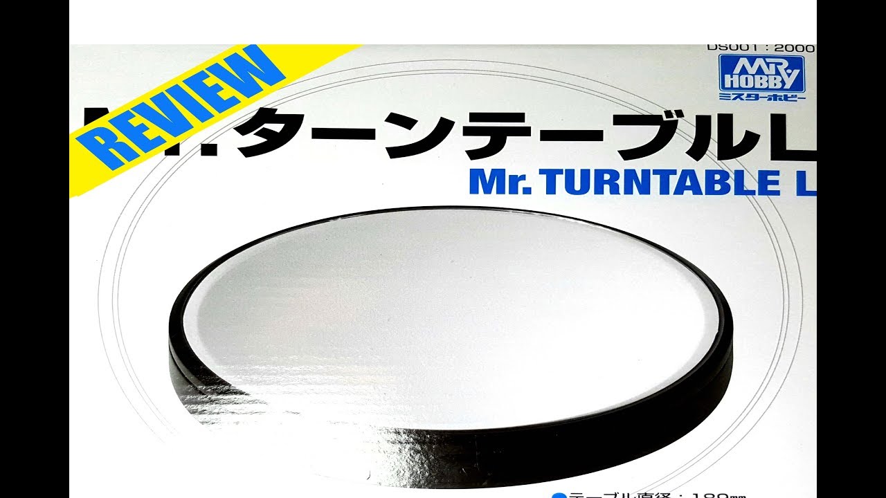 Mr hobby turntable L review product - YouTube