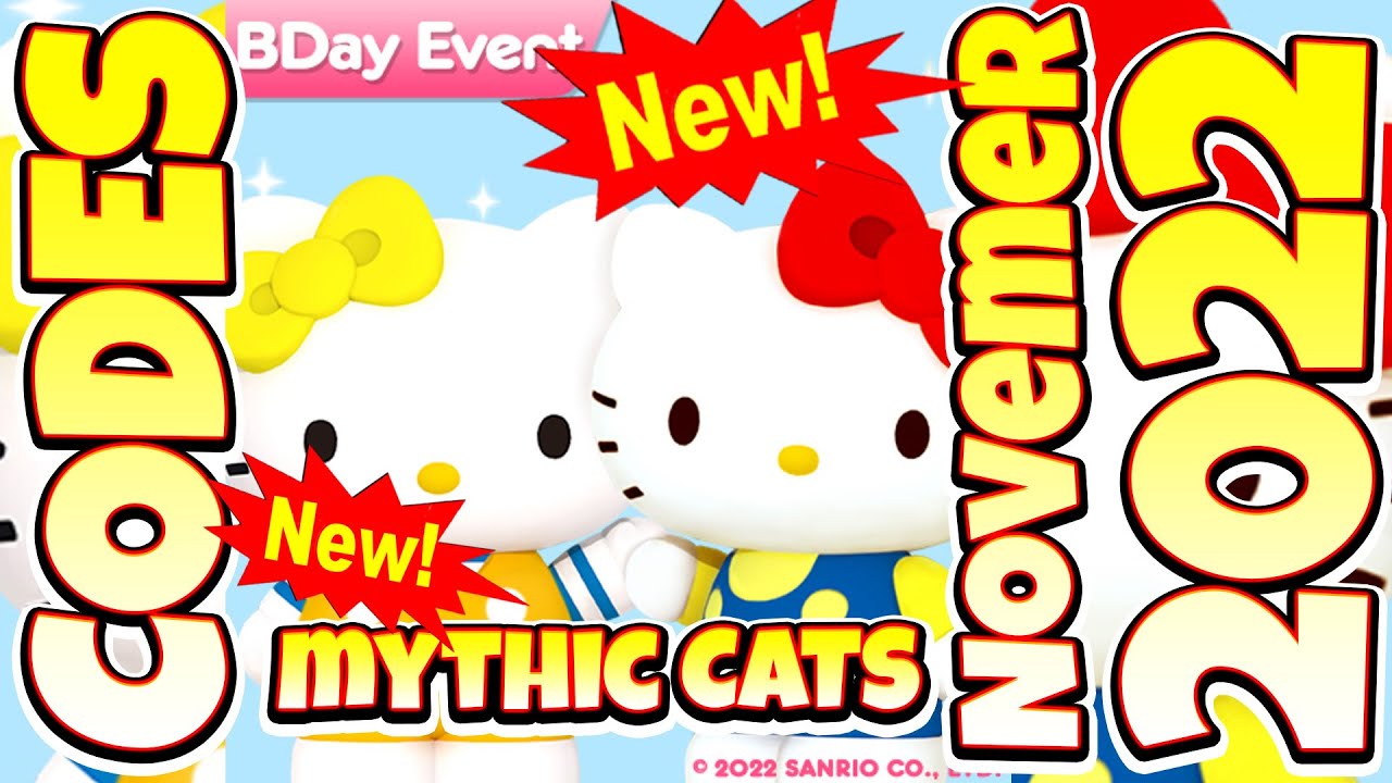 NEW CODES [BDay Event]My Hello Kitty Cafe(Build), Roblox GAME, ALL ...