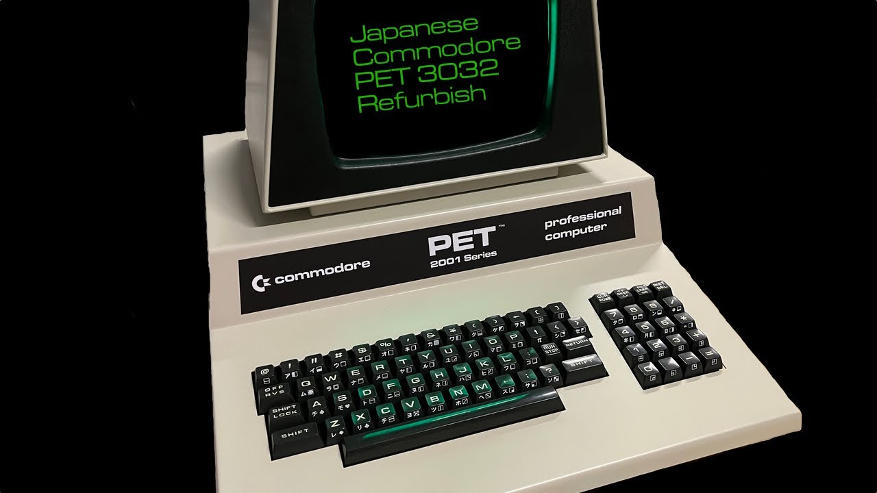 🇯🇵 Japanese Commodore PET 3032 Refurbish [TCE #0279] - YouTube