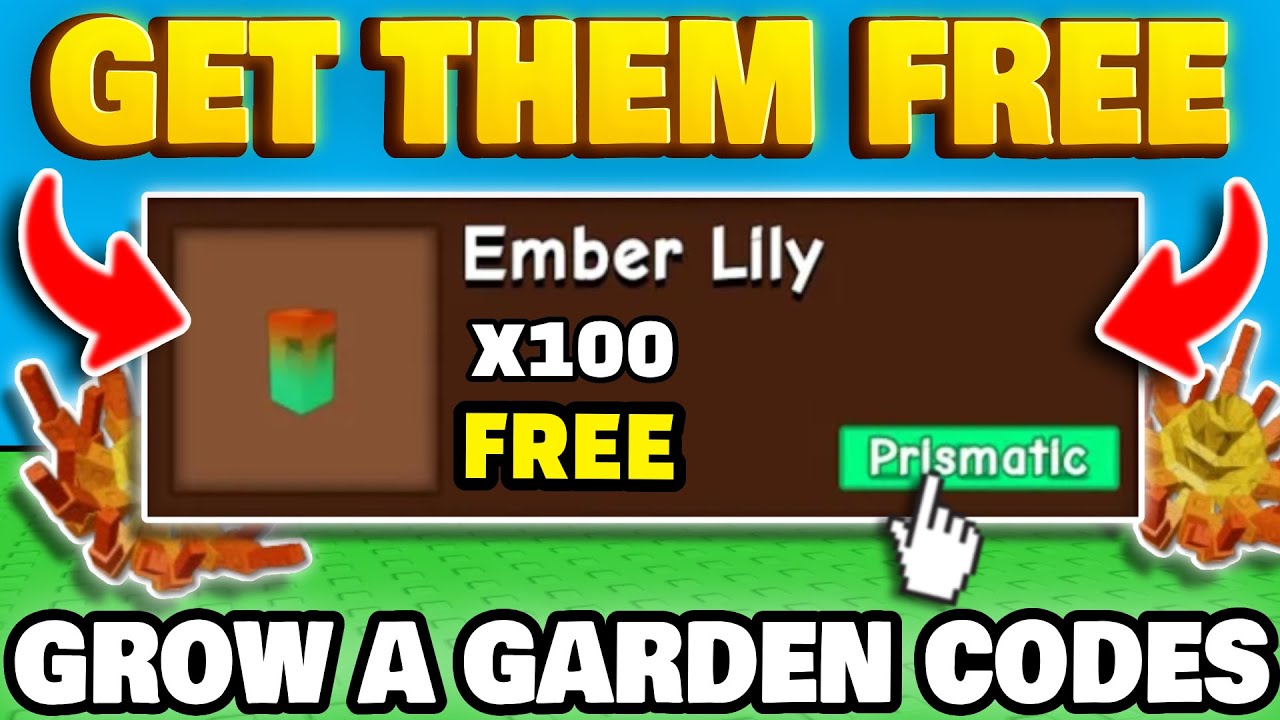 HOW to get EMBER LILY in GROW A GARDEN EMBER LILY SEED FOR FREE ...