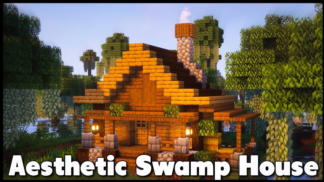 Amazing Aesthetic Swamp House! Ultimate Survival Swamp House! - YouTube