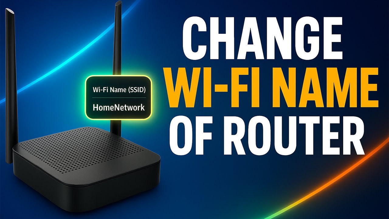 How to Change Your Wi-Fi Name (SSID) in 2025 | Rename Any Router Easily ...