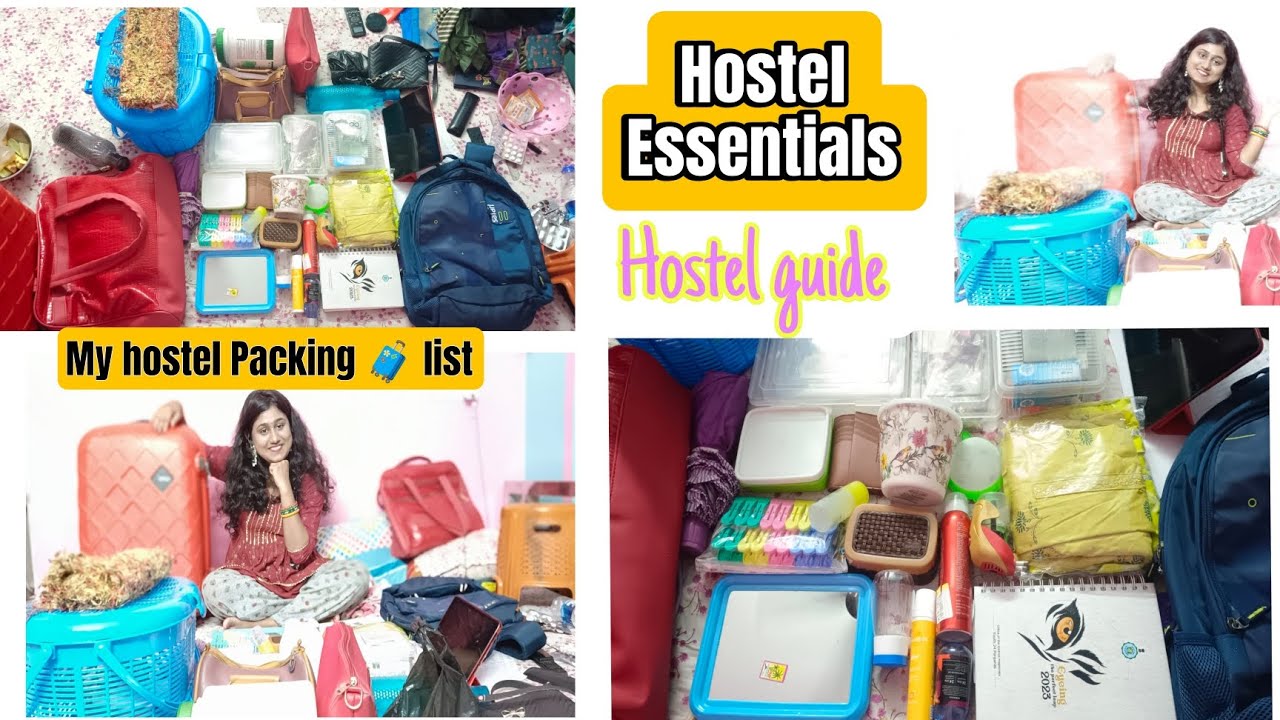 Hostel 🏬 Essential🧳My Hostel packing list 🗒️ MBBS vlog /Hostel Guide ...