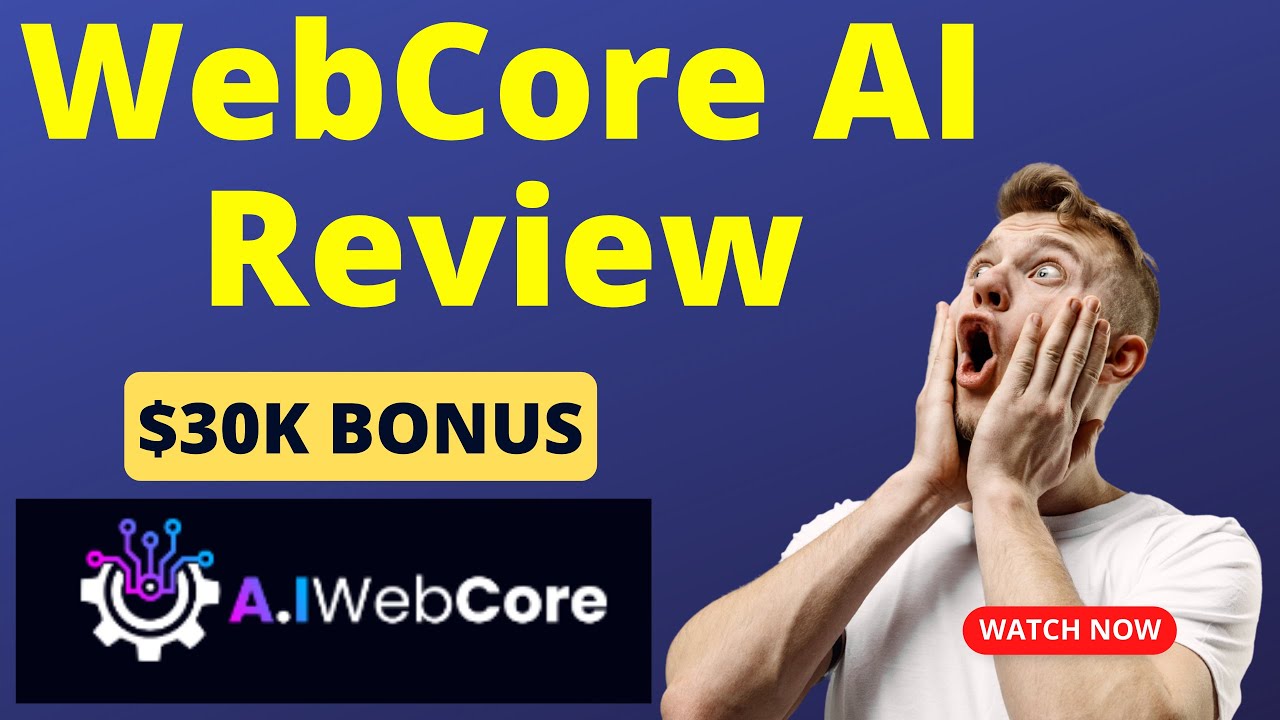 WebCore AI Review | complete demo with $30000 premium BONUS - YouTube