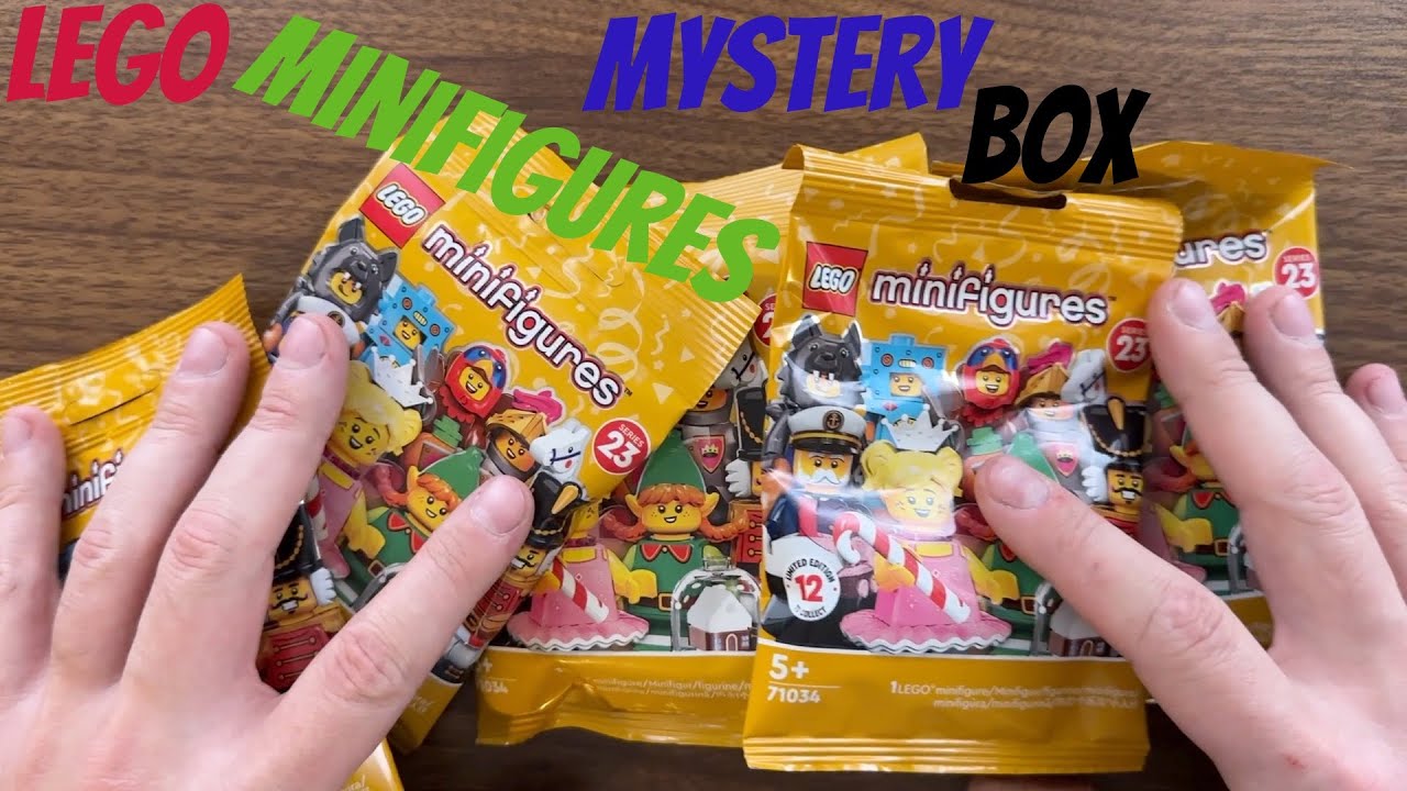 LEGO minifigures Mystery Box Series 23 Part 1 - YouTube