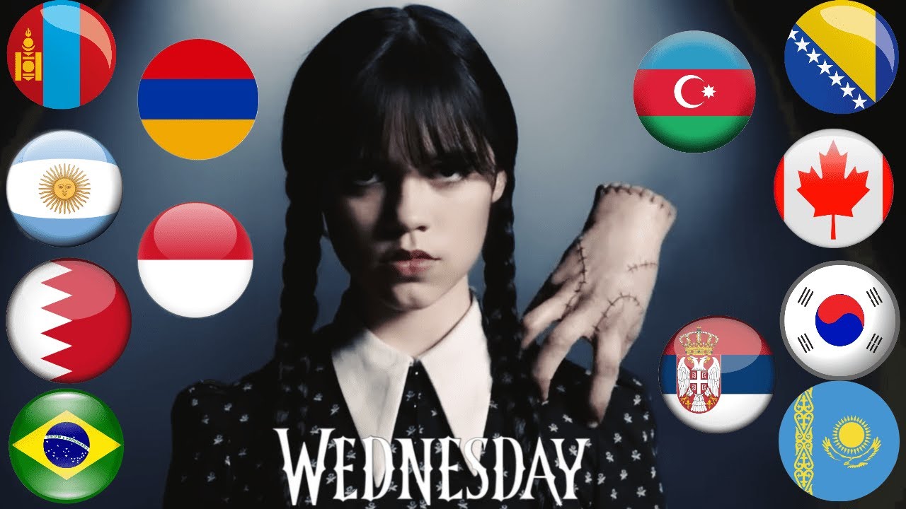 Wednesday Addams in different languages // Part III - YouTube