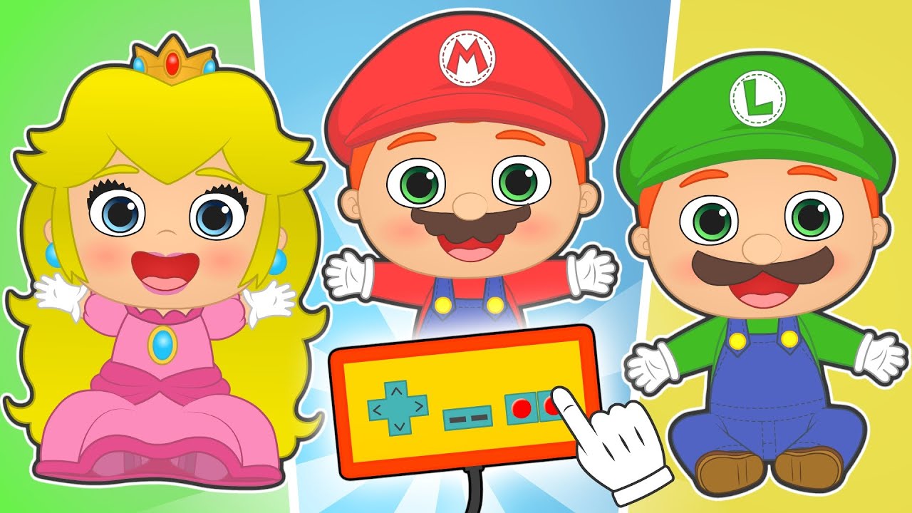 BEBÉS ALEX Y LILY 🎮 Se disfrazan de Super Mario Bros - YouTube