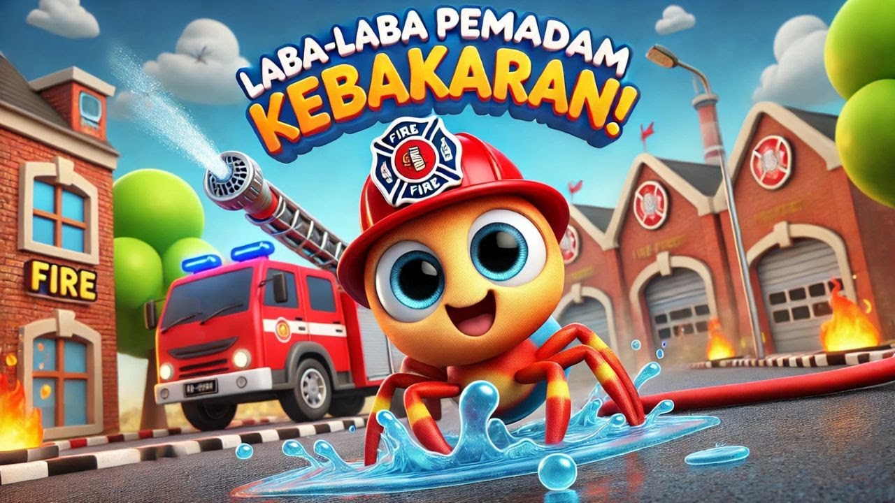 Laba-Laba Kecil dan Mobil Pemadam | Lagu Anak Indonesia | Nursery ...
