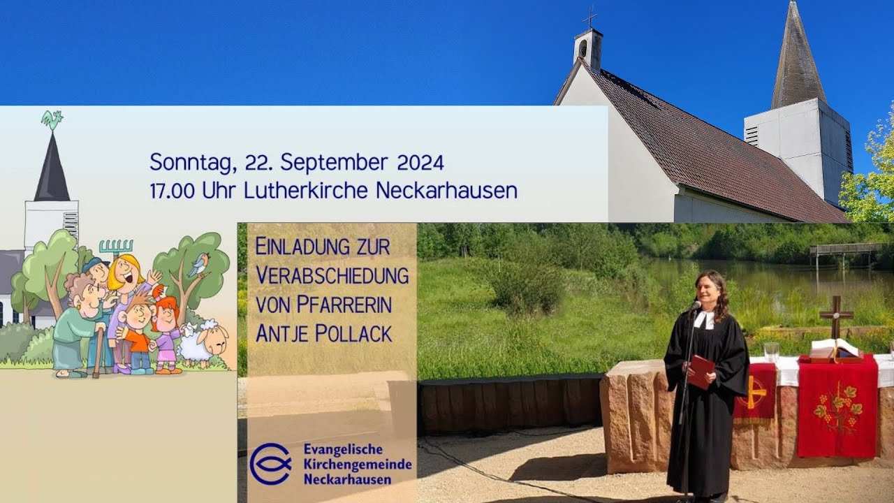 22. September 2024 - Verabschiedungs-Gottesdienst von Pfarrerin Antje ...