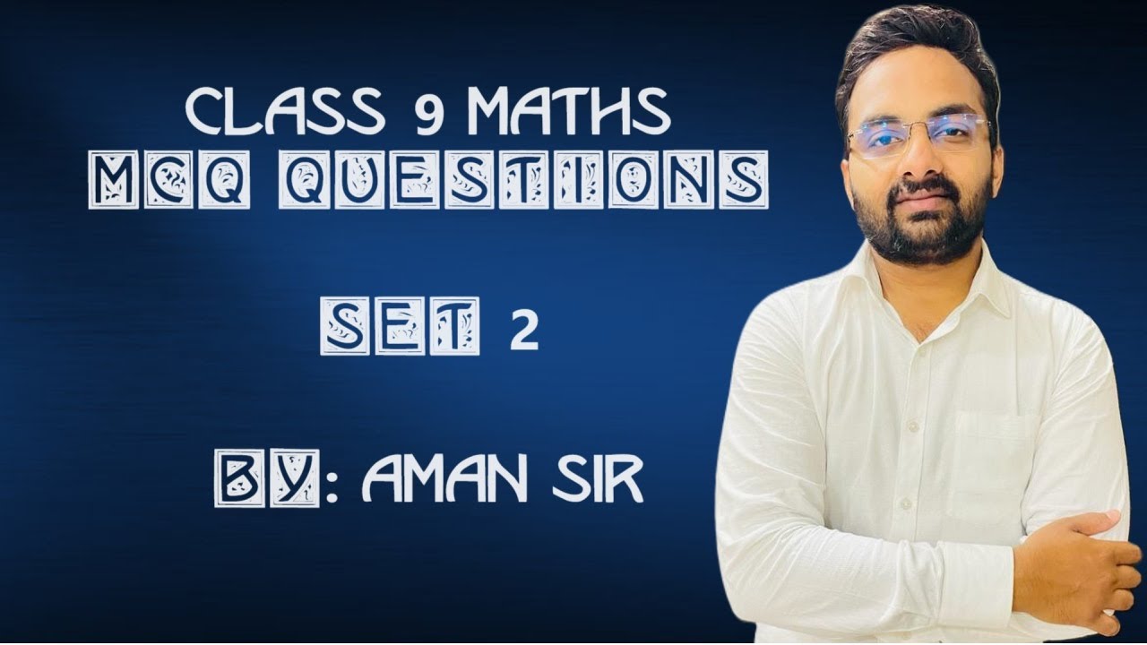 class 9 maths most important mcq questions set 2 - YouTube