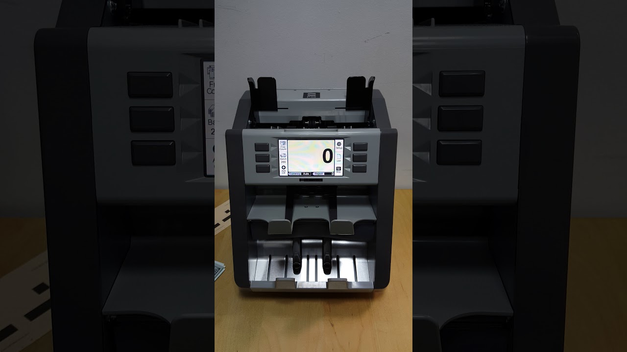 Plus P30 Two Pocket Currency Discriminator (Kuwait) - YouTube