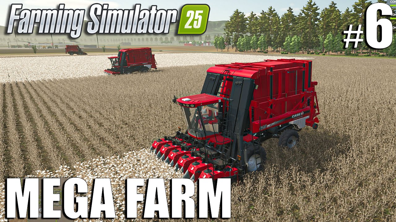 FARMERS COME TOGETHER for INSANE COTTON HARVEST | MEGA FARM Challenge ...