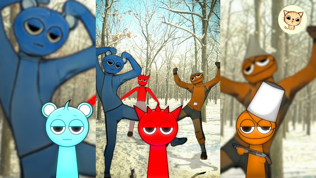 Sprunki Incredibox! Funny dance! Meme animation - YouTube