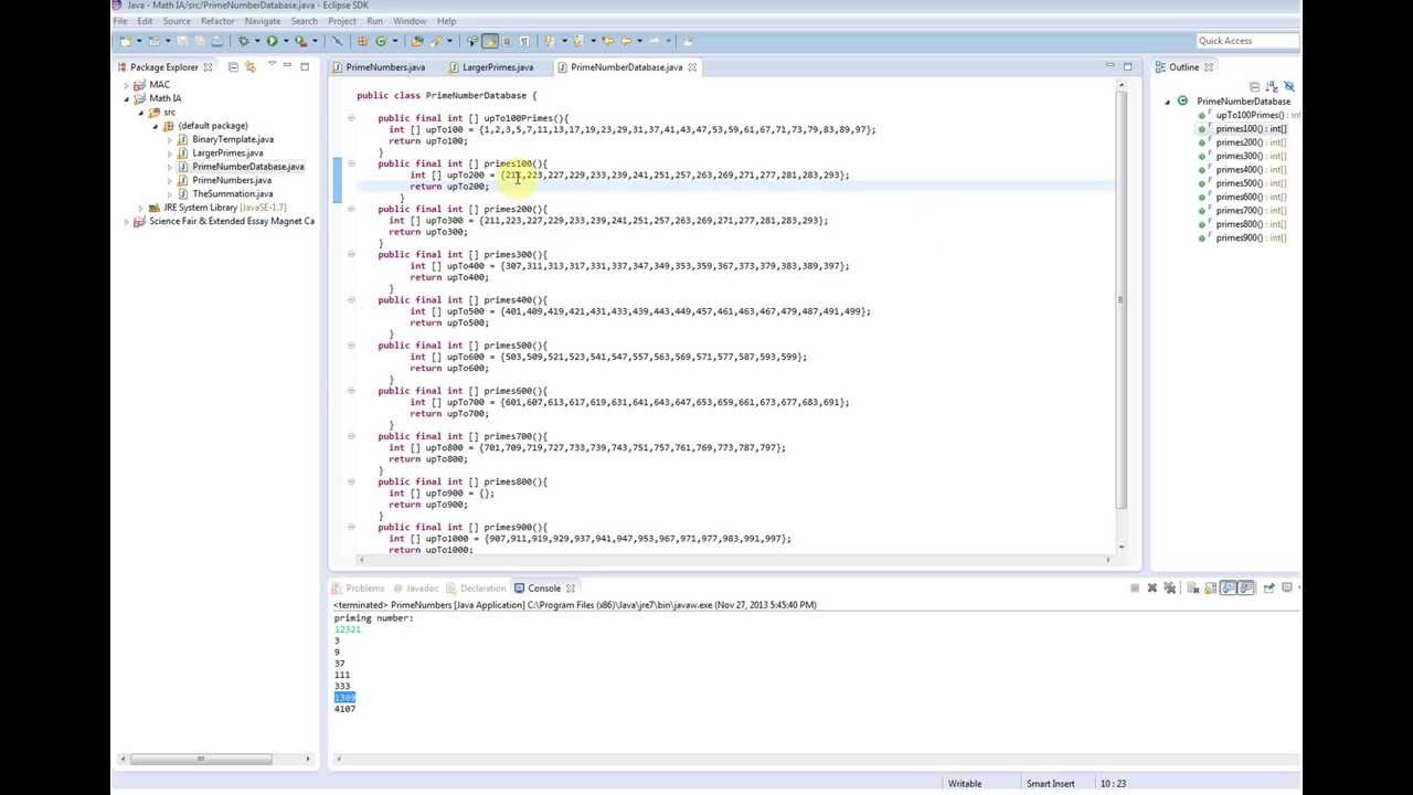 Part 1: Intro to Math IA Programs - YouTube