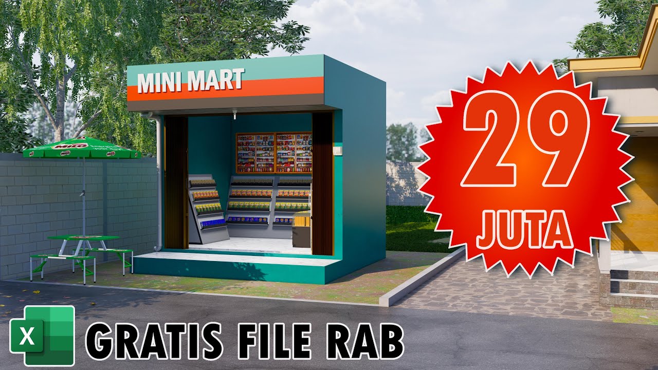 Desain Toko Ruko Kecil Minimalis Depan Rumah - YouTube