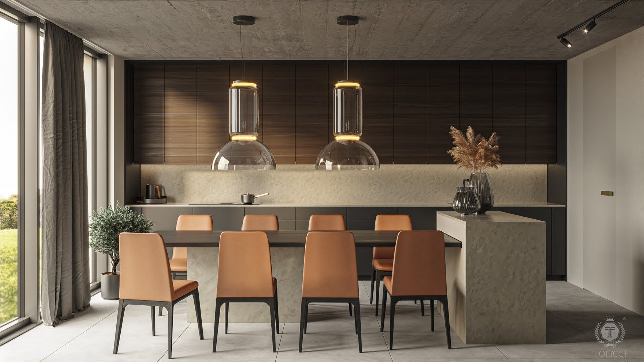 Luxury minimalist interior design - project villa Prague, Czech ...