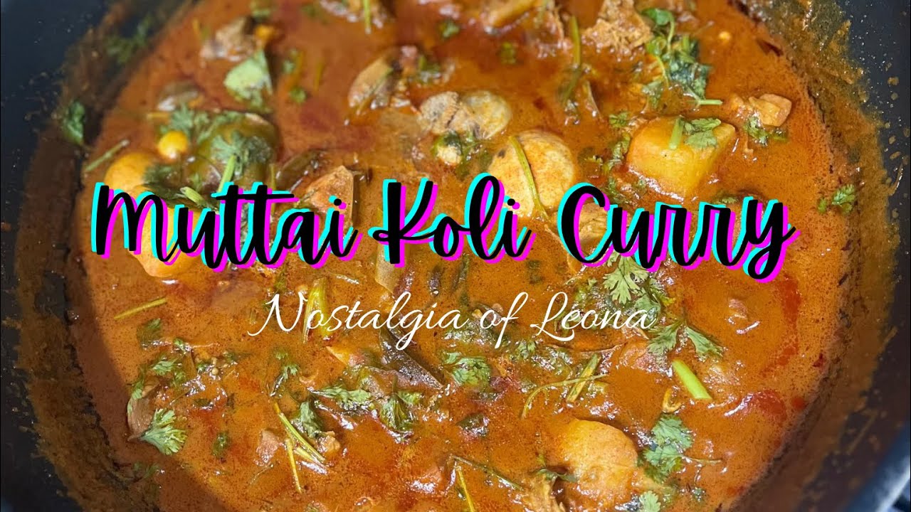 Muttai Koli Kulambu| Egg Chicken Curry | Malaysian Style | Kari Ayam ...