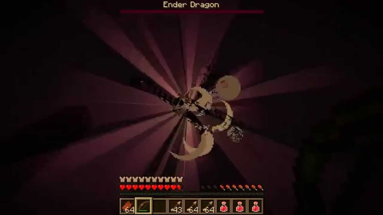 Ender Dragon Defeated In Minecraft - YouTube