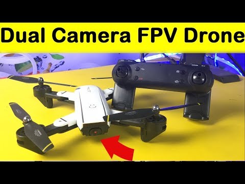World 1st Dual Camera Fpv Toy Drone SJ700 Unboxing Review