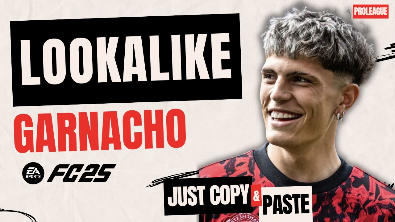 Garnacho Face Creation in EA FC 25 - Pro Club & Career Mode Tutorial ...