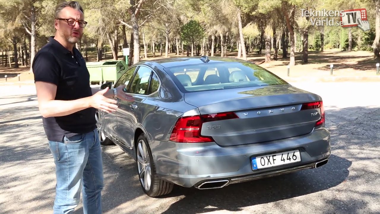 Volvo S90 Pilot Assist test drive (Swedish) - YouTube