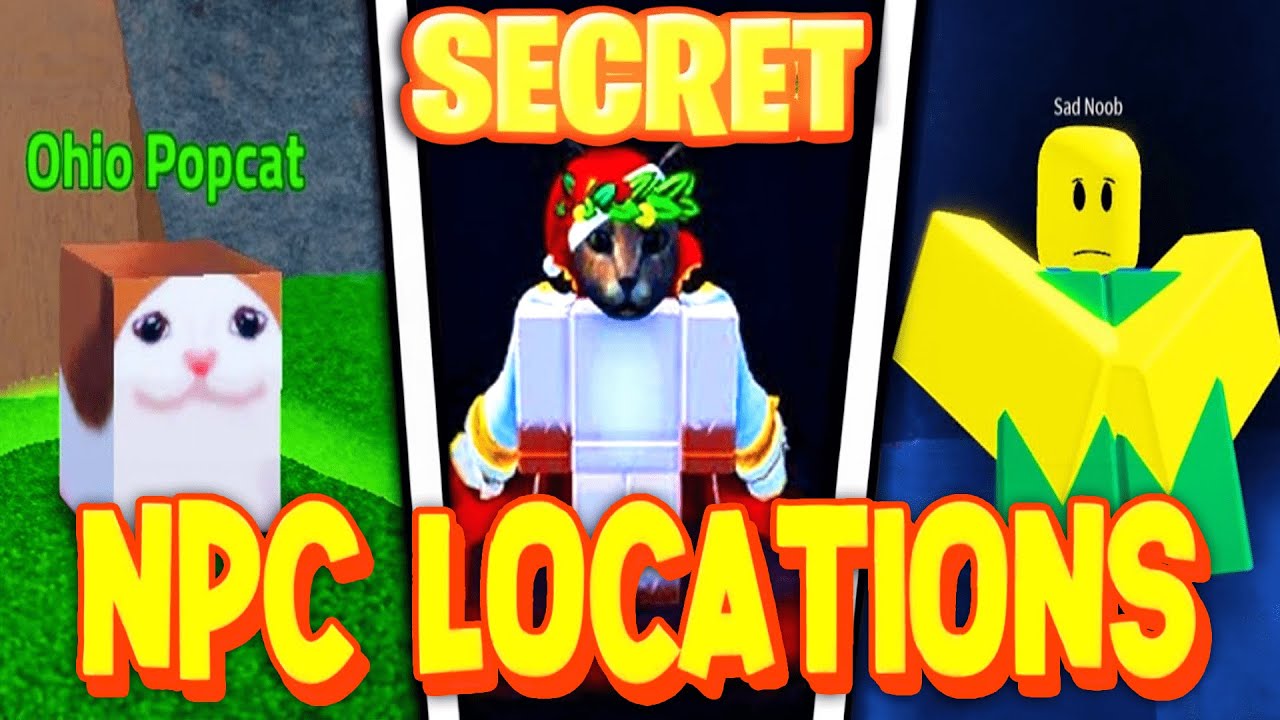MEME SEA ALL NEW SECRET NPC LOCATIONS in MEME SEA! Roblox - YouTube