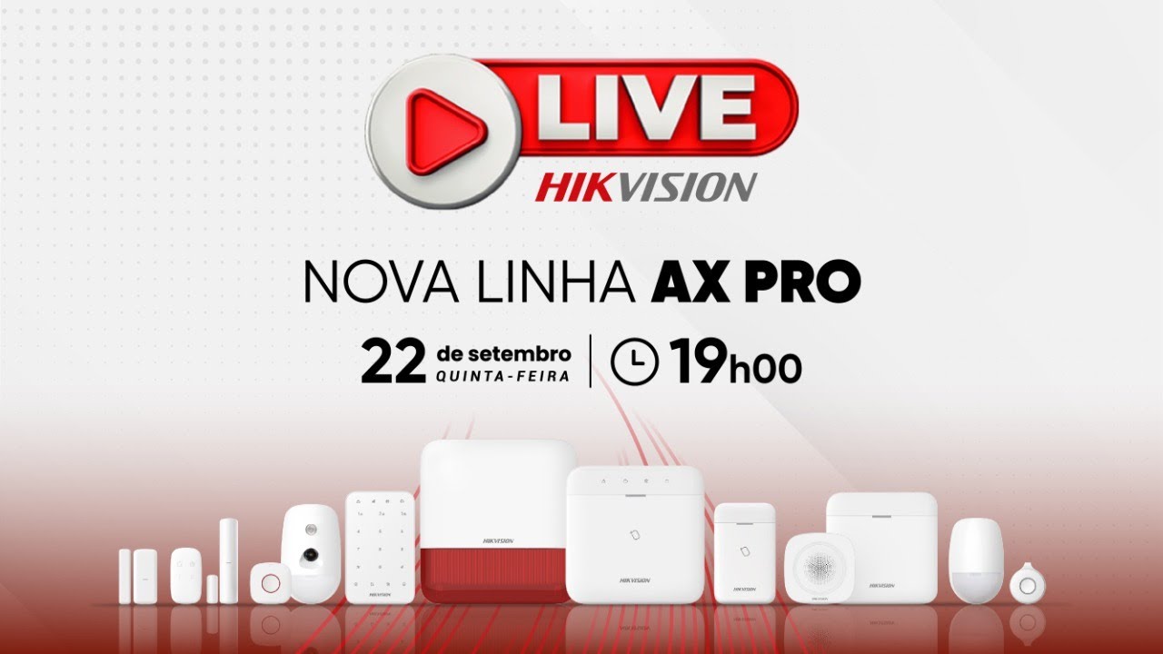 LIVE - Nova Linha de Alarmes AX PRO - YouTube