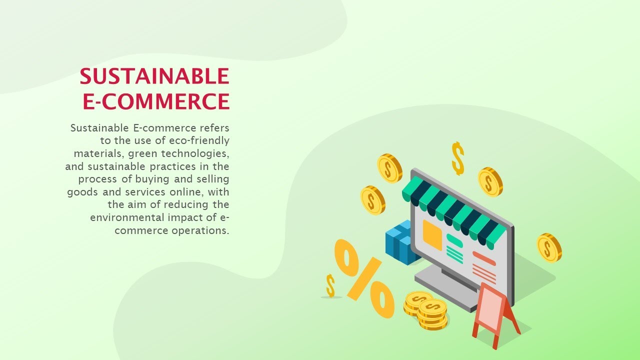 Sustainable E-commerce Animated PPT Slides - YouTube